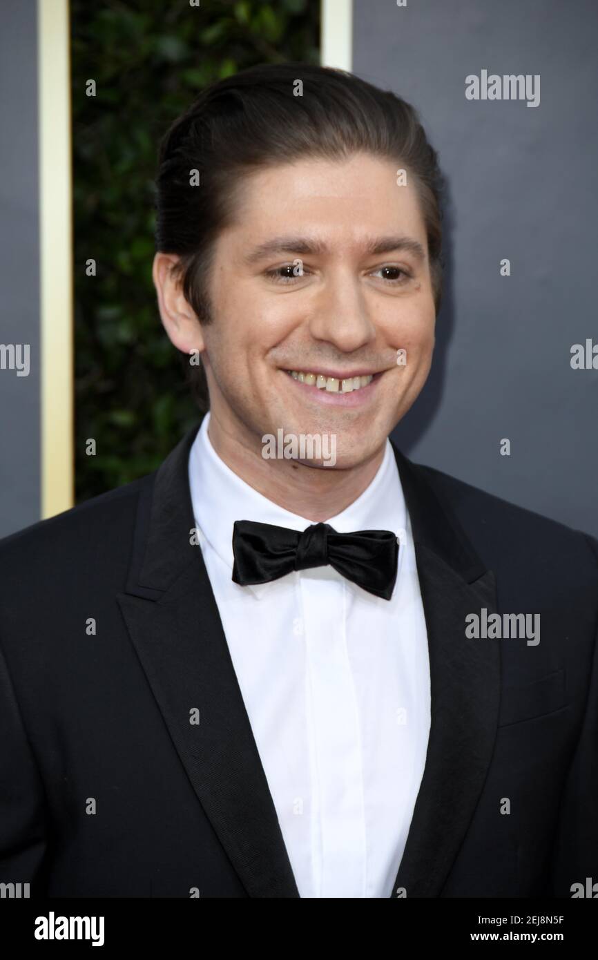 Michael Zegen arrives at the 77th Golden Globe Awards held at The ...