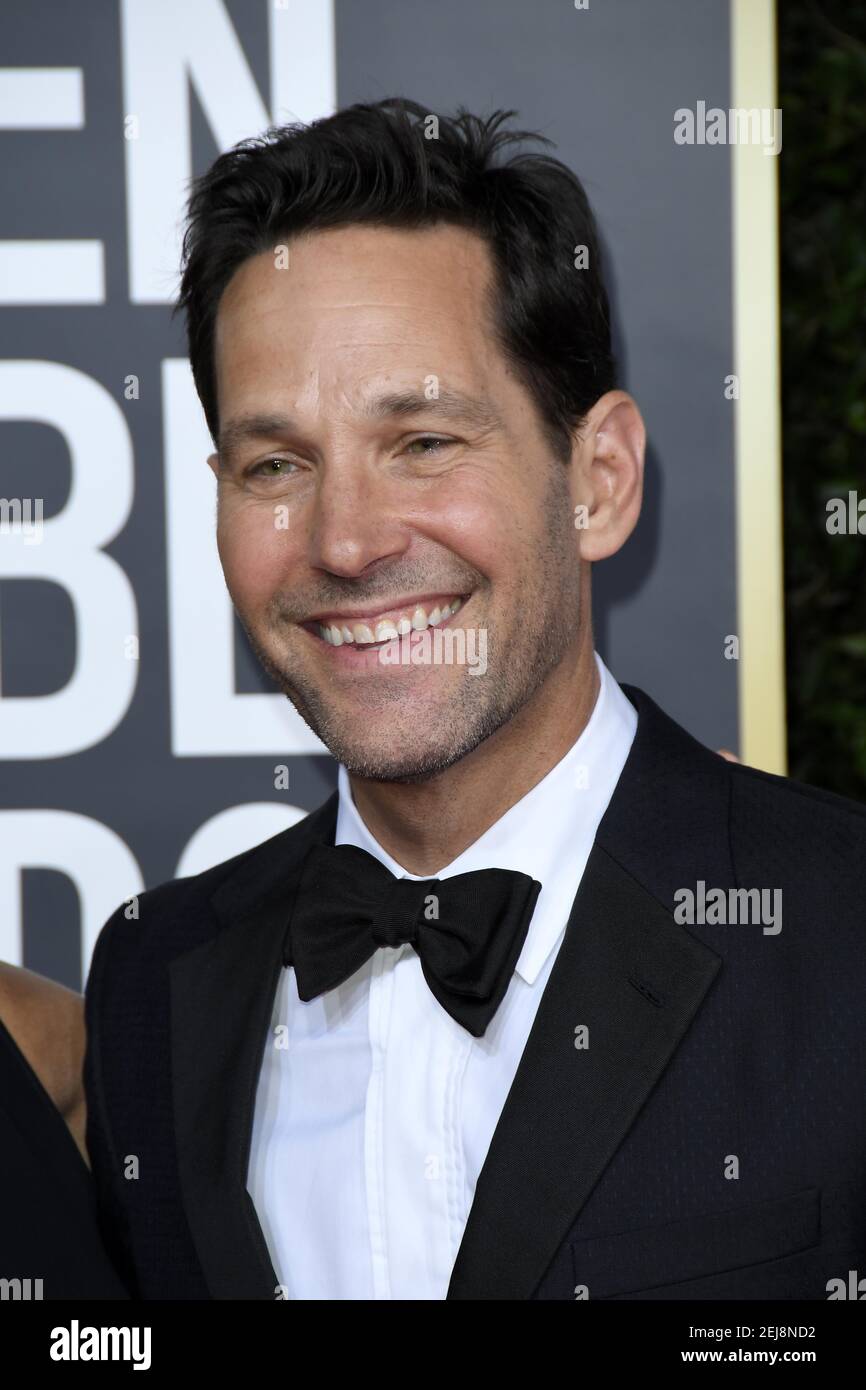Paul Rudd arrives at the 77th Golden Globe Awards held at The Beverly ...