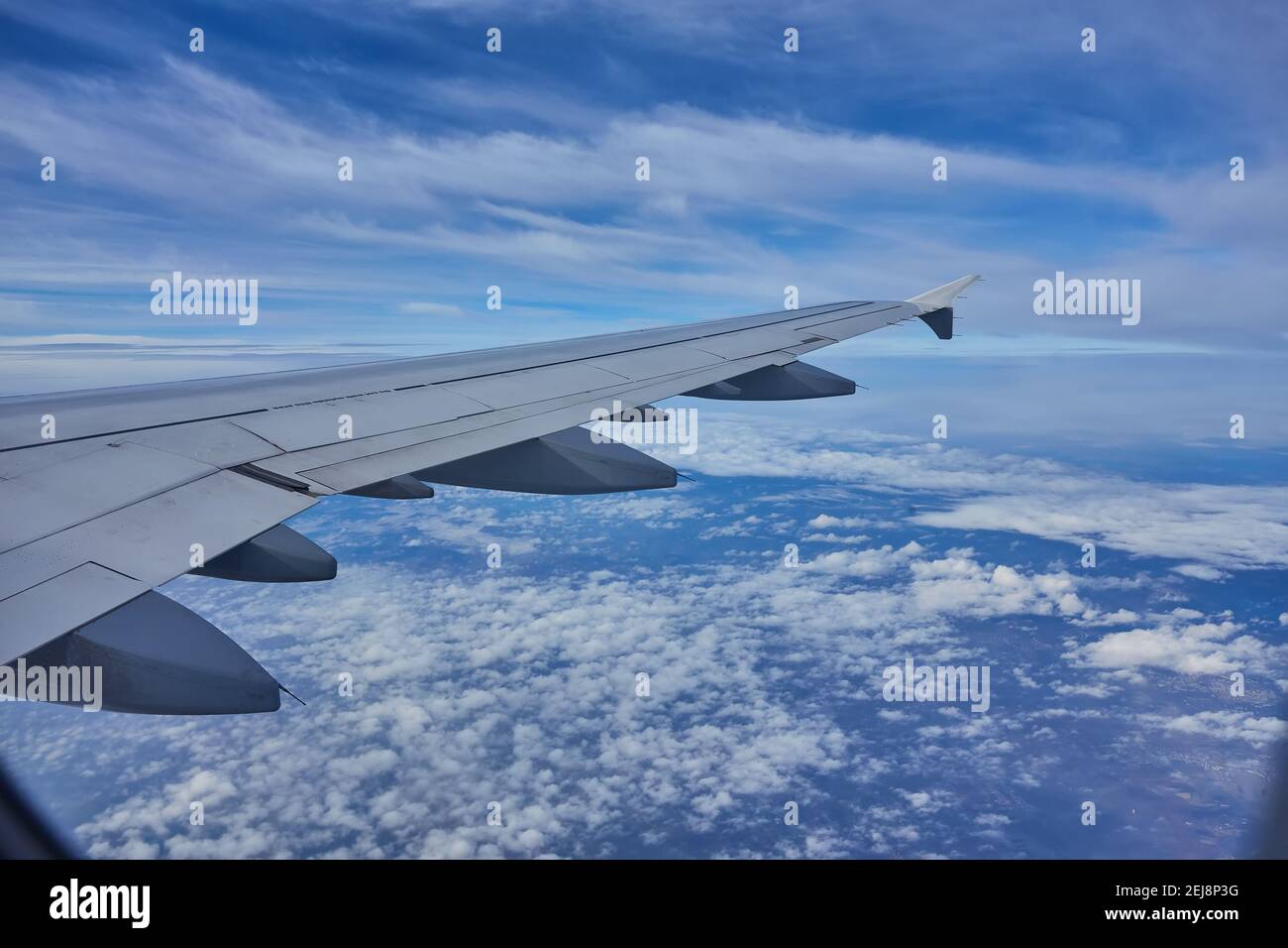View clouds from airplane africa hi-res stock photography and images ...