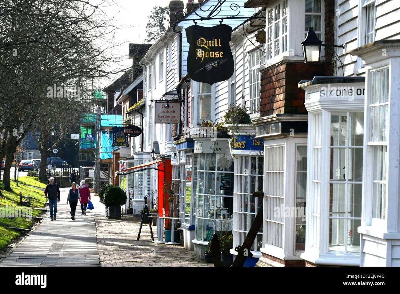 Tenterden Village High Street Stock Photo - Alamy
