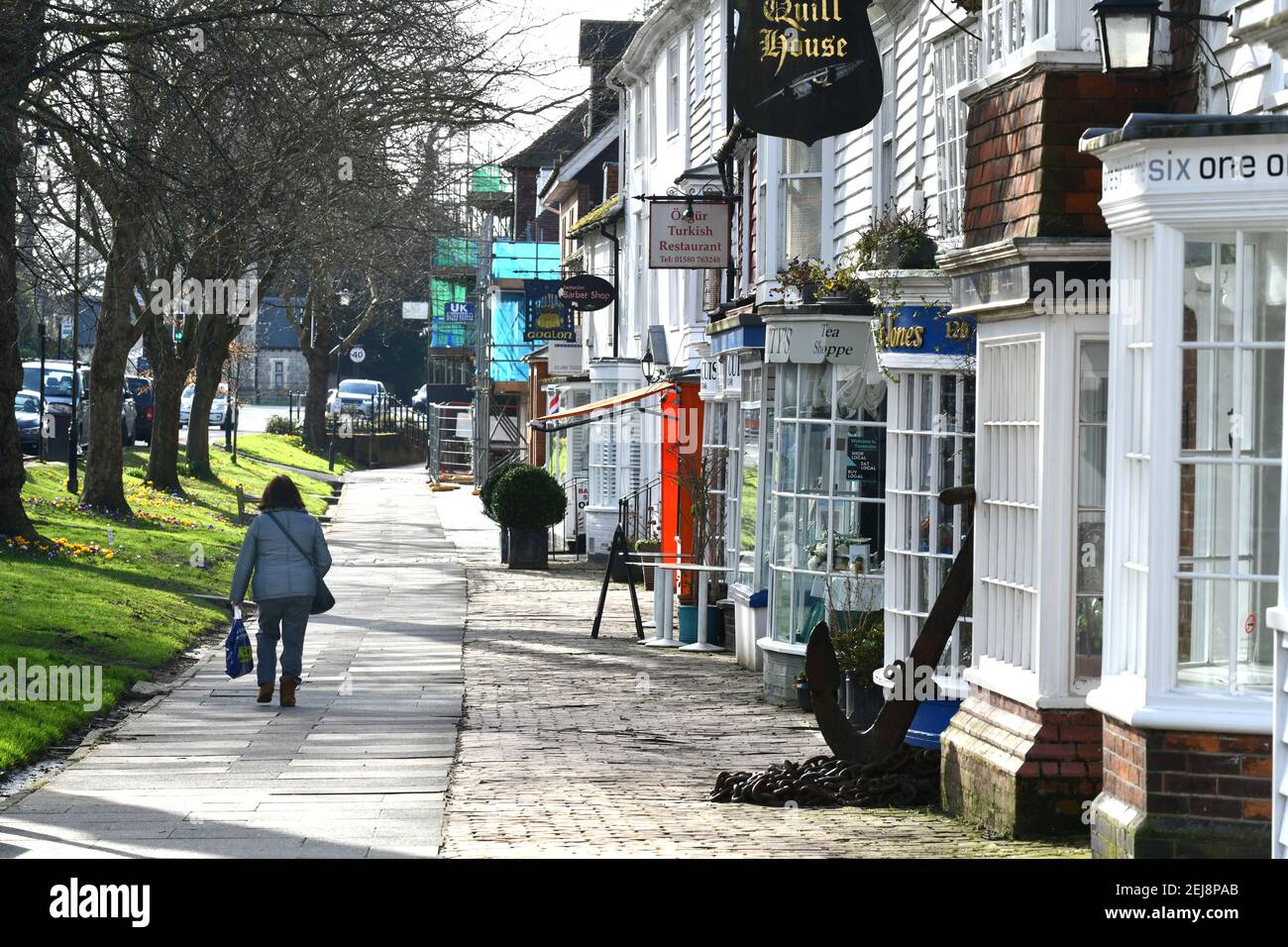 Tenterden Village High Street Stock Photo - Alamy