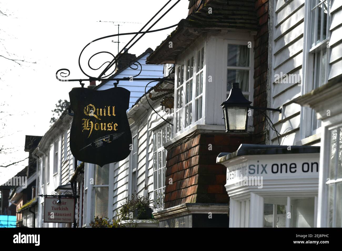 Tenterden Village High Street Stock Photo - Alamy