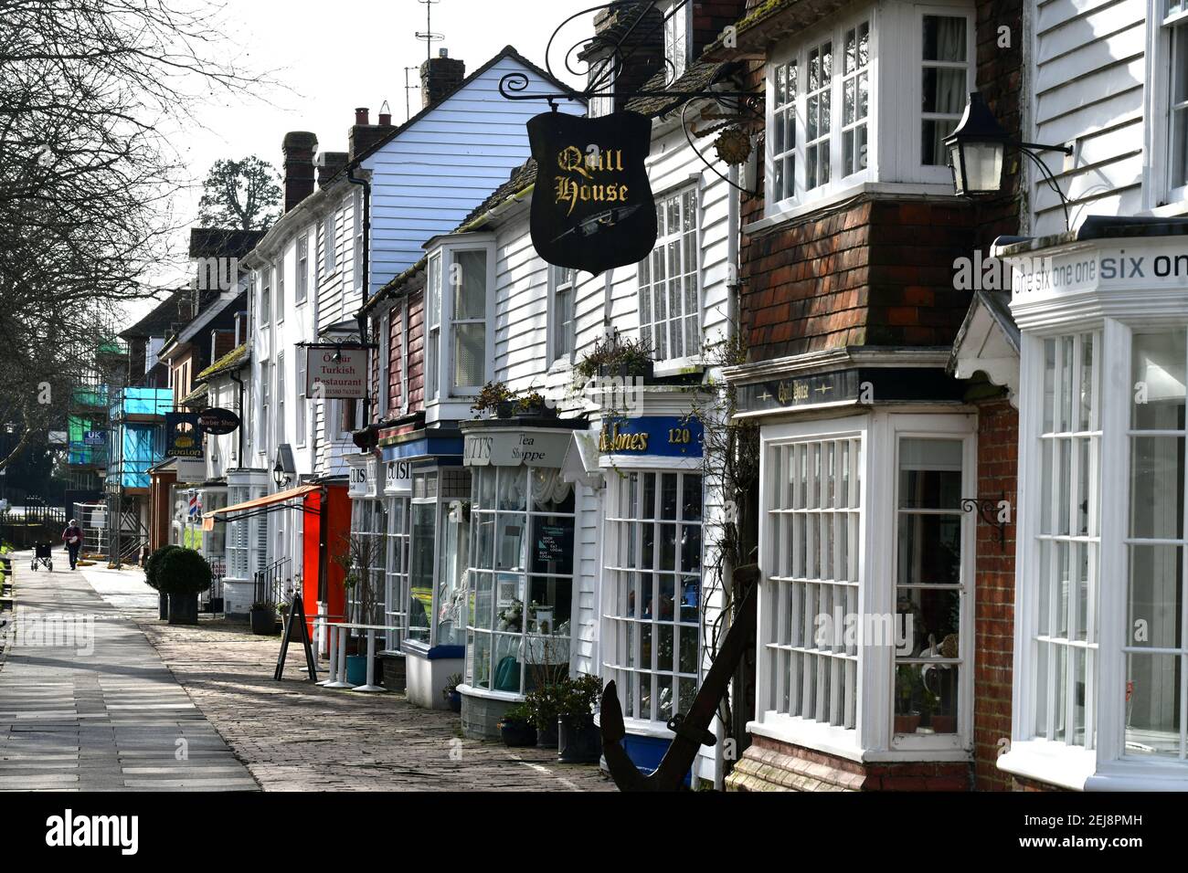 Tenterden Village High Street Stock Photo - Alamy
