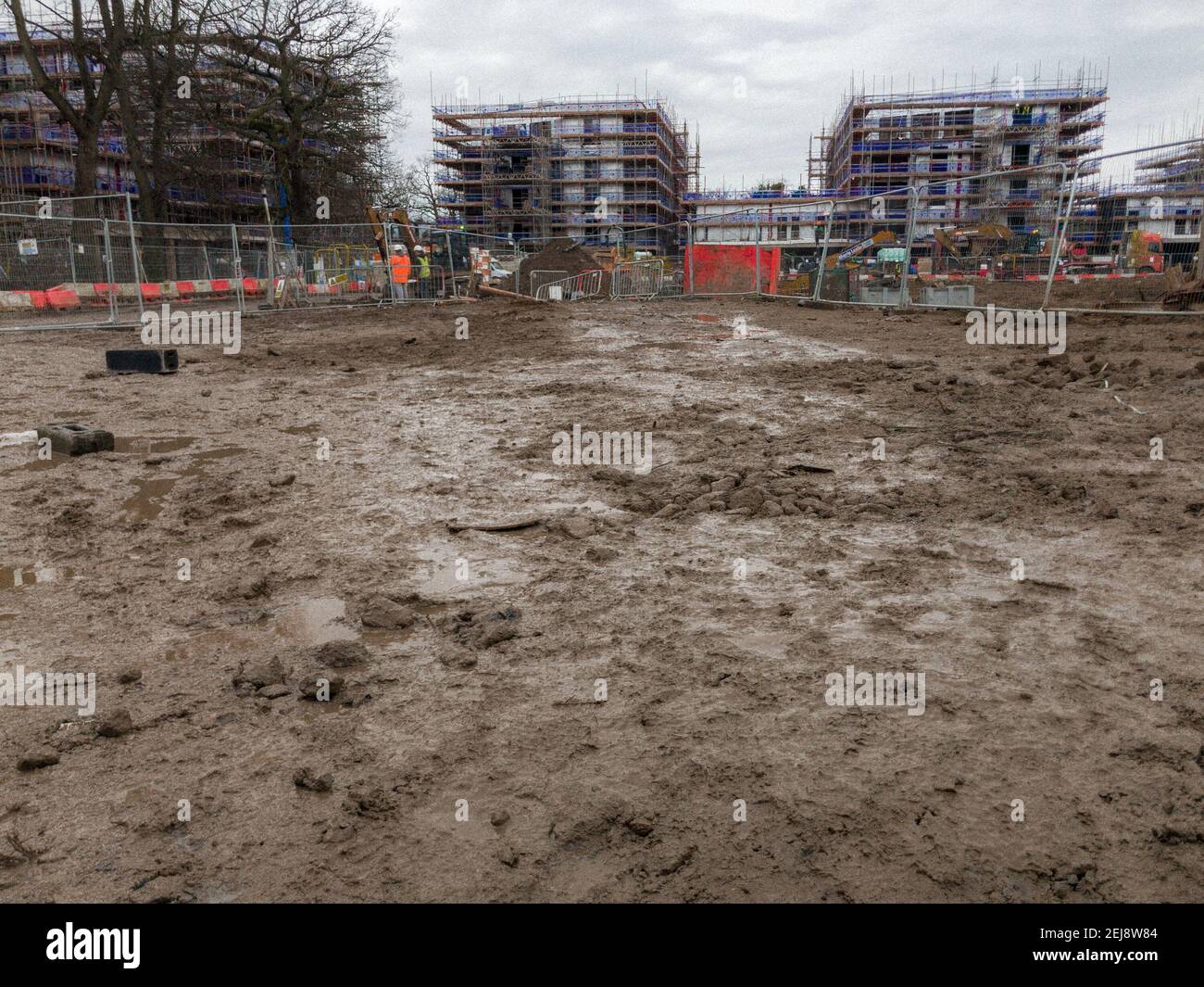 Muddy construction site hi-res stock photography and images - Alamy