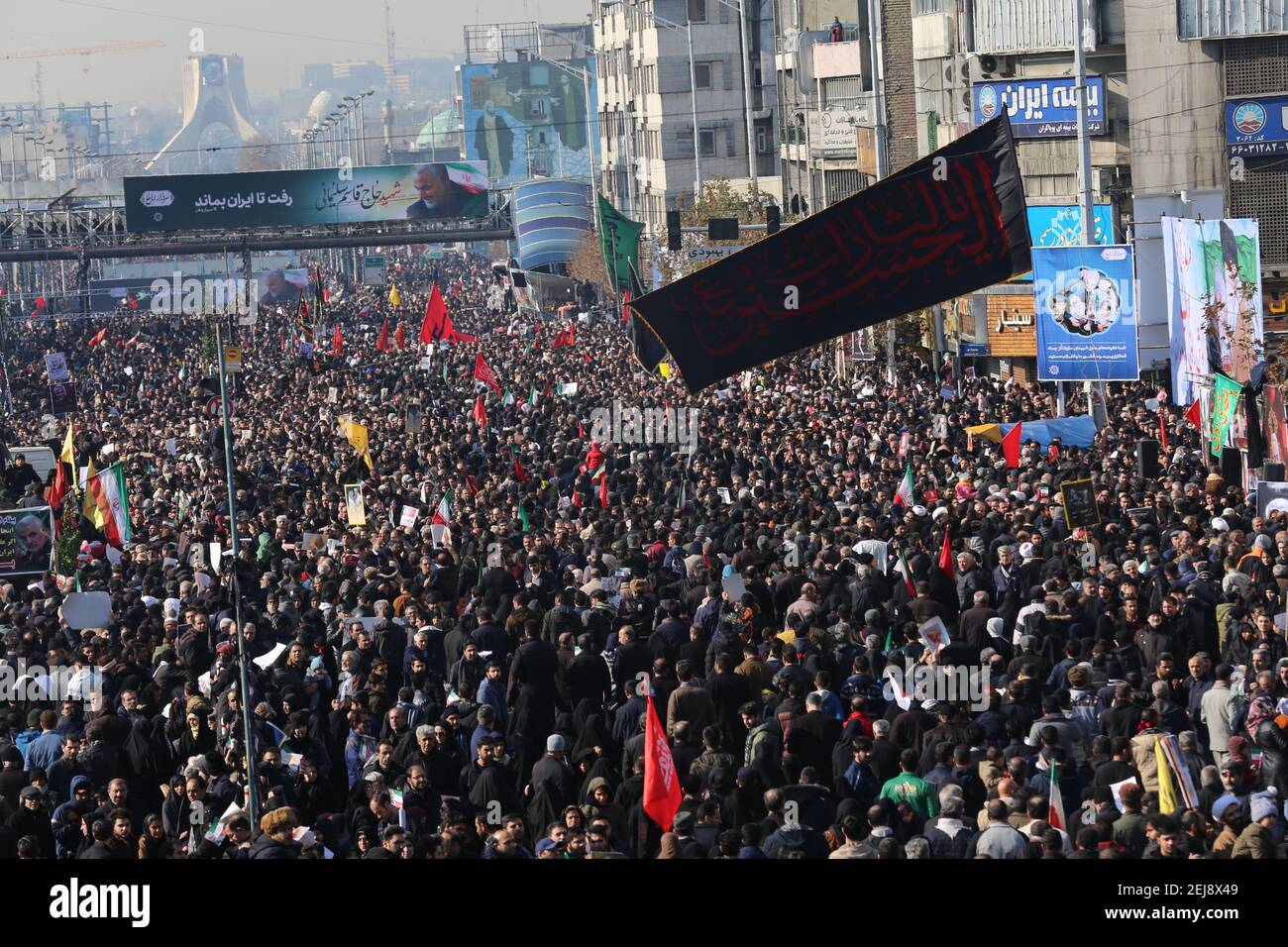 Millions mourners pay homage to assassinated Iranian Major Geneneral ...