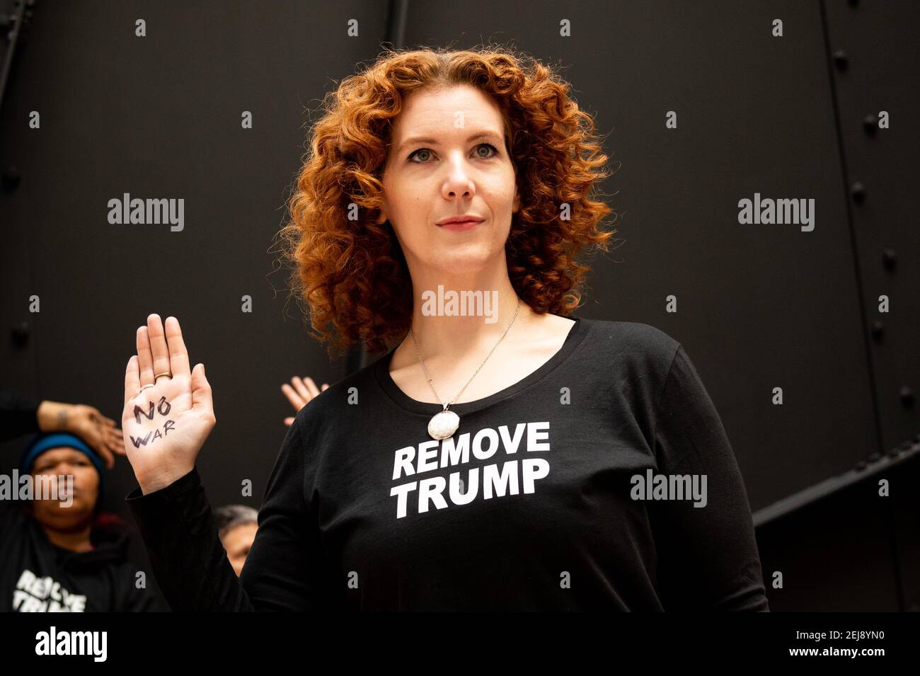 January 6, 2020 - Washington, DC, United States: "Swarm the Senate" pro ...