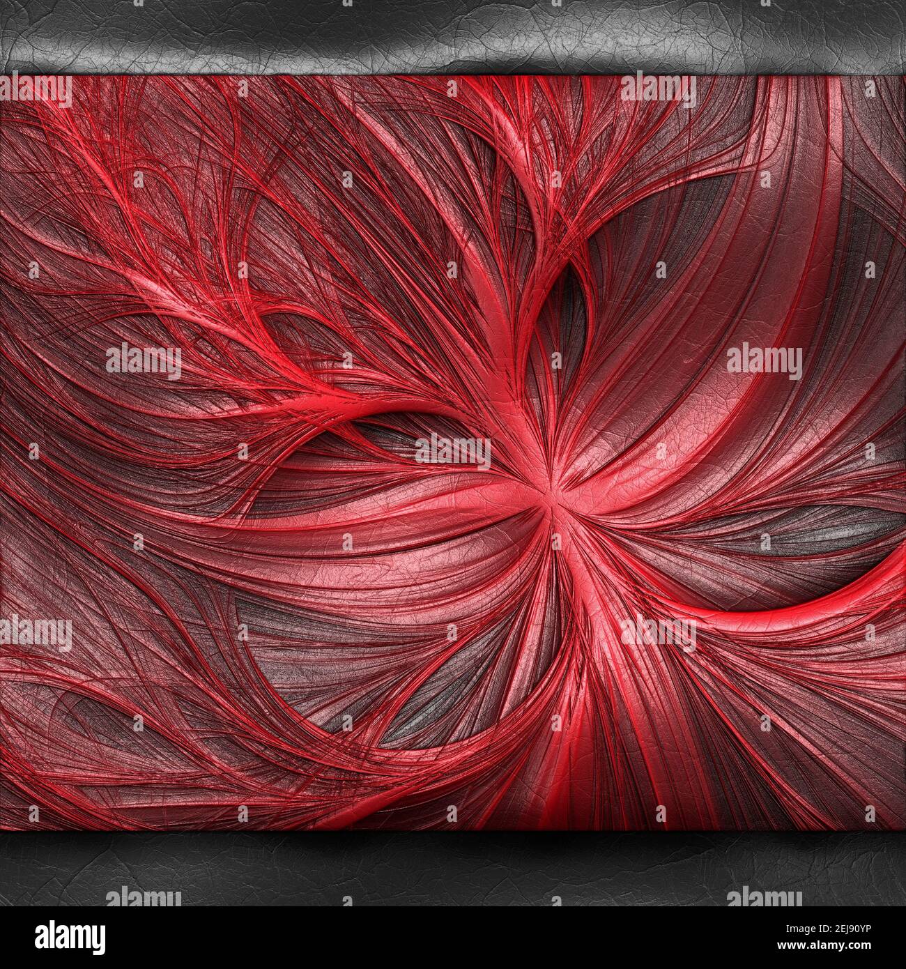 Luxury background with embossed fractal pattern on leather Stock Photo ...