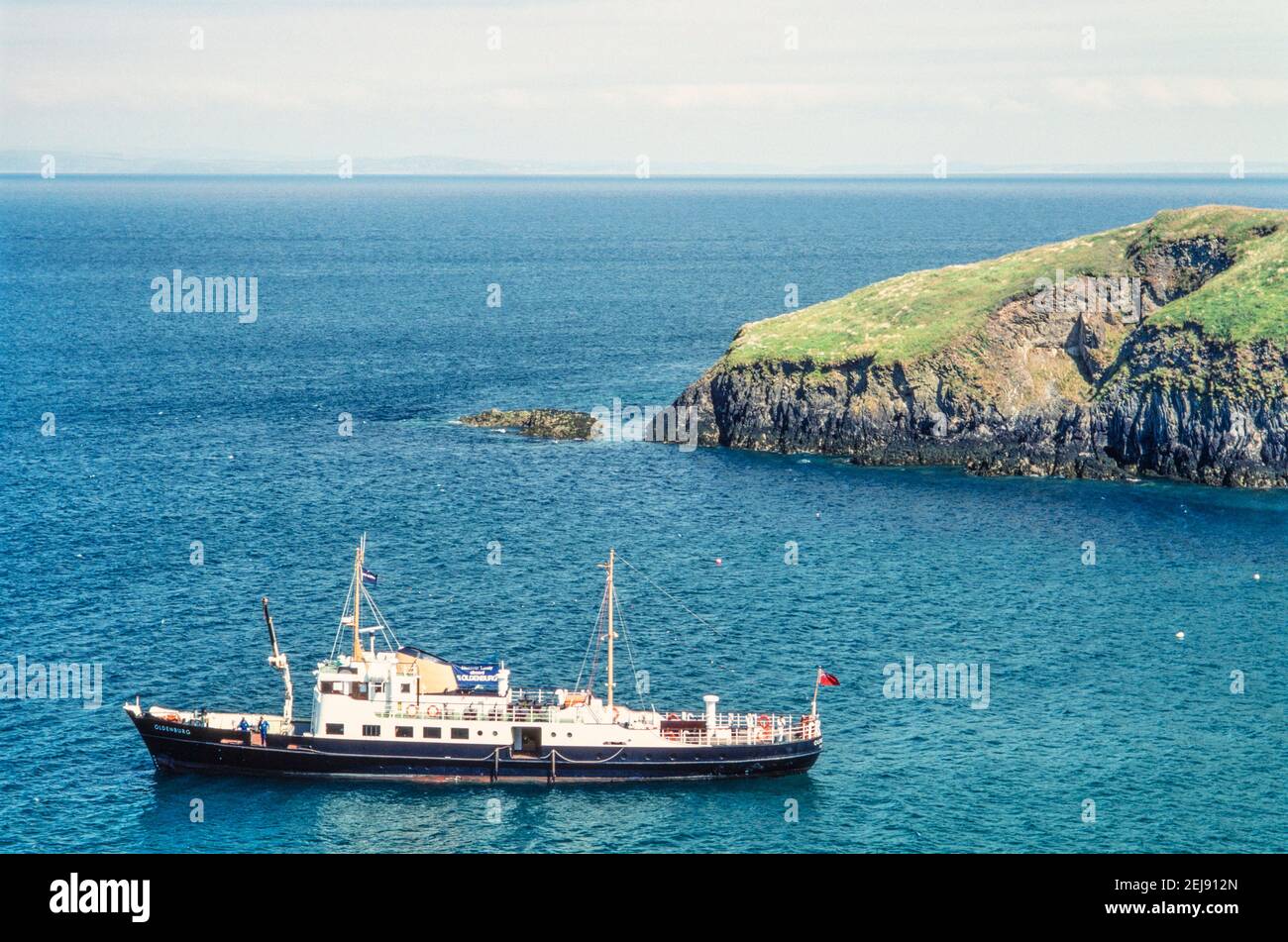 1989 Ilfracombe Lundy Island ferry The MS Oldenburg is Lundy's ferry ...