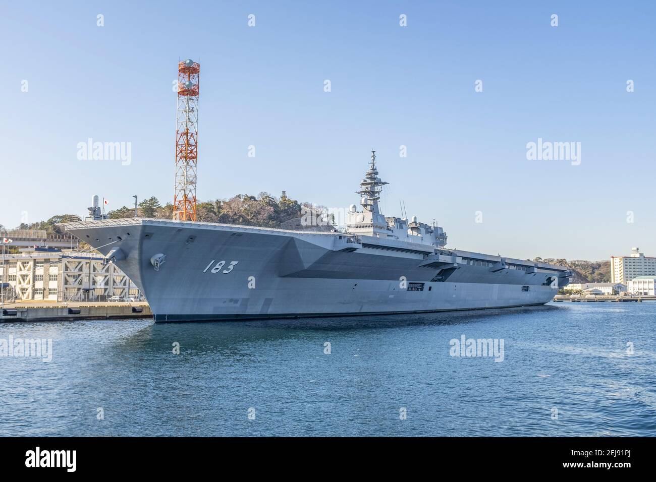 Japan Maritime Self-Defense Force (JMSDF) JS Izumo (DDH-183), known as ...