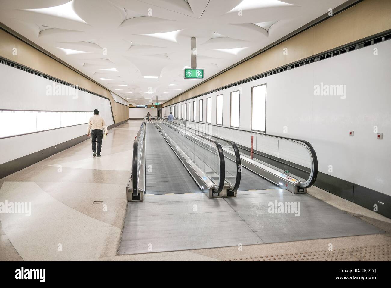 Illustration picture shows the Doha metro system in Qatar, Monday 06 ...