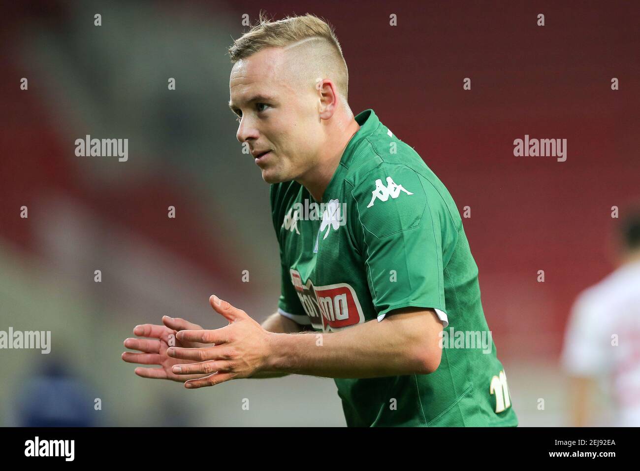 Uffe Bech of Panathinaikos during the match Olympiakos v Panathinaikos ...
