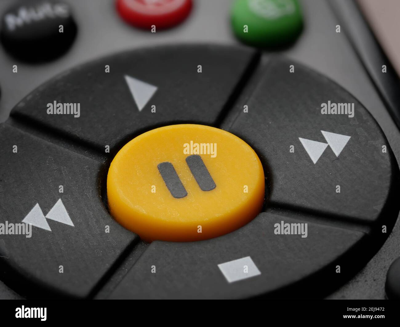 Button pause hi-res stock photography and images - Alamy