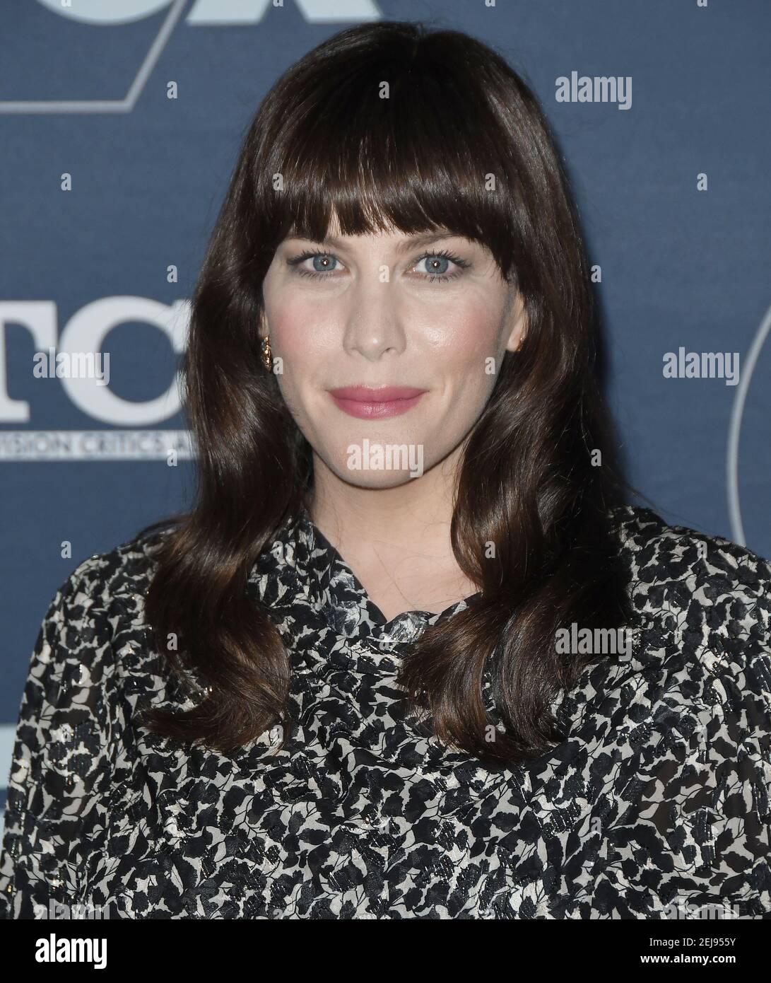 Liv Tyler arrives at the FOX Winter TCA All Star Party held at The ...