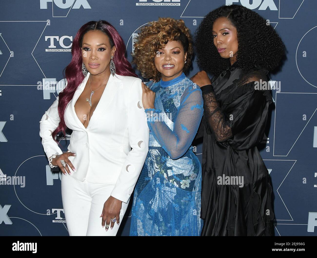 (L-R) Vivica A. Fox, Taraji P. Henson, and Tasha Smith at the FOX ...