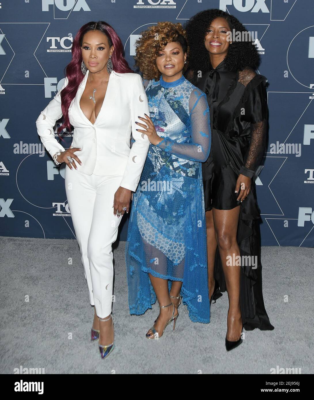 (L-R) Vivica A. Fox, Taraji P. Henson, and Tasha Smith at the FOX ...