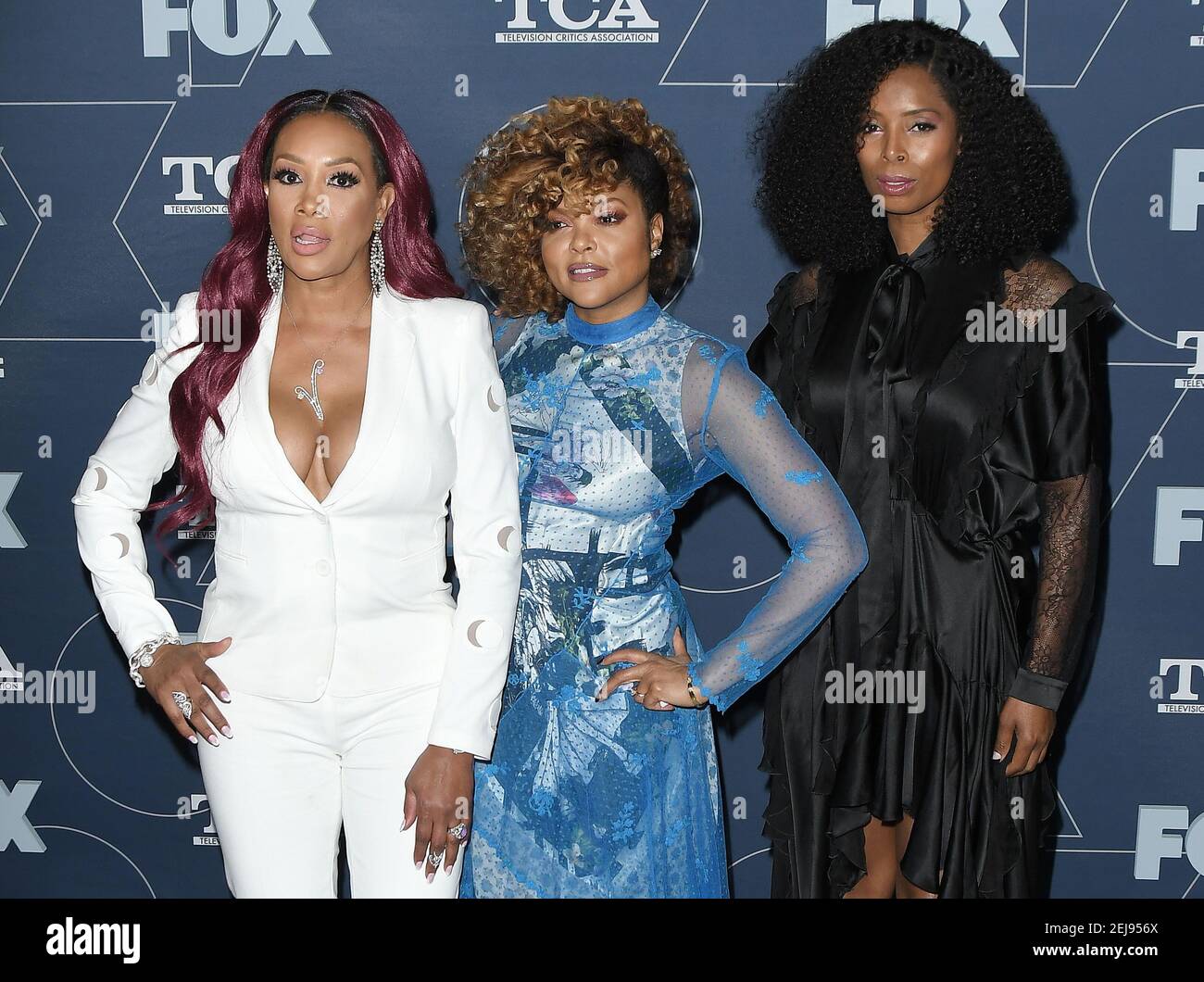 (L-R) Vivica A. Fox, Taraji P. Henson, and Tasha Smith at the FOX ...