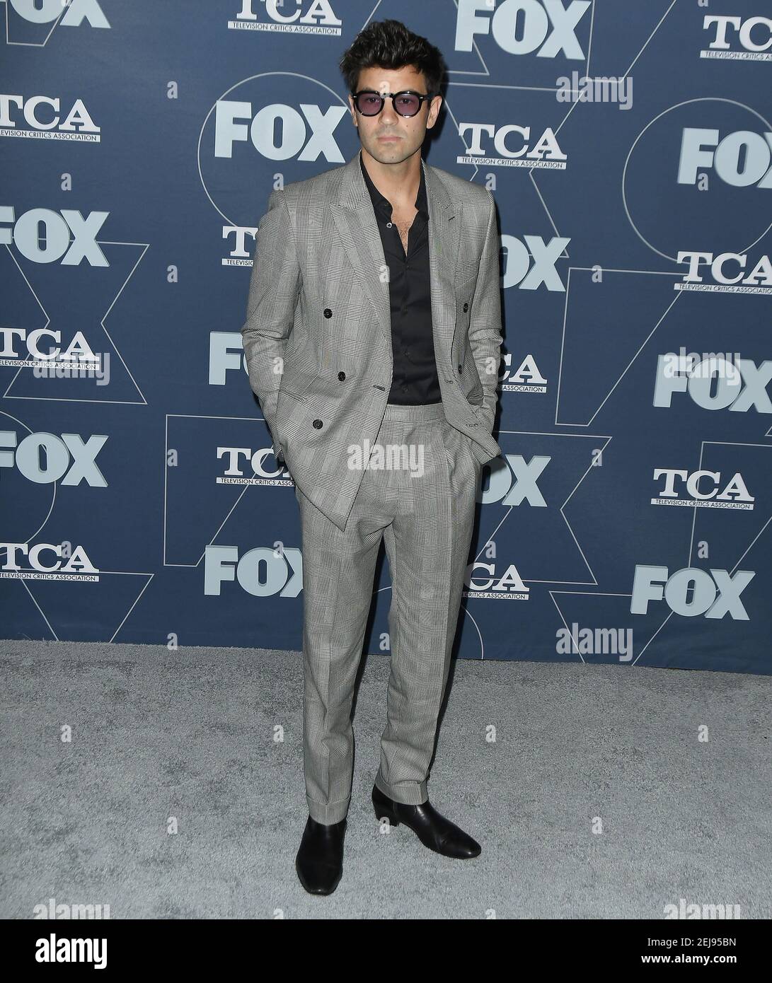 Jordan Masterson arrives at the FOX Winter TCA All Star Party held at ...