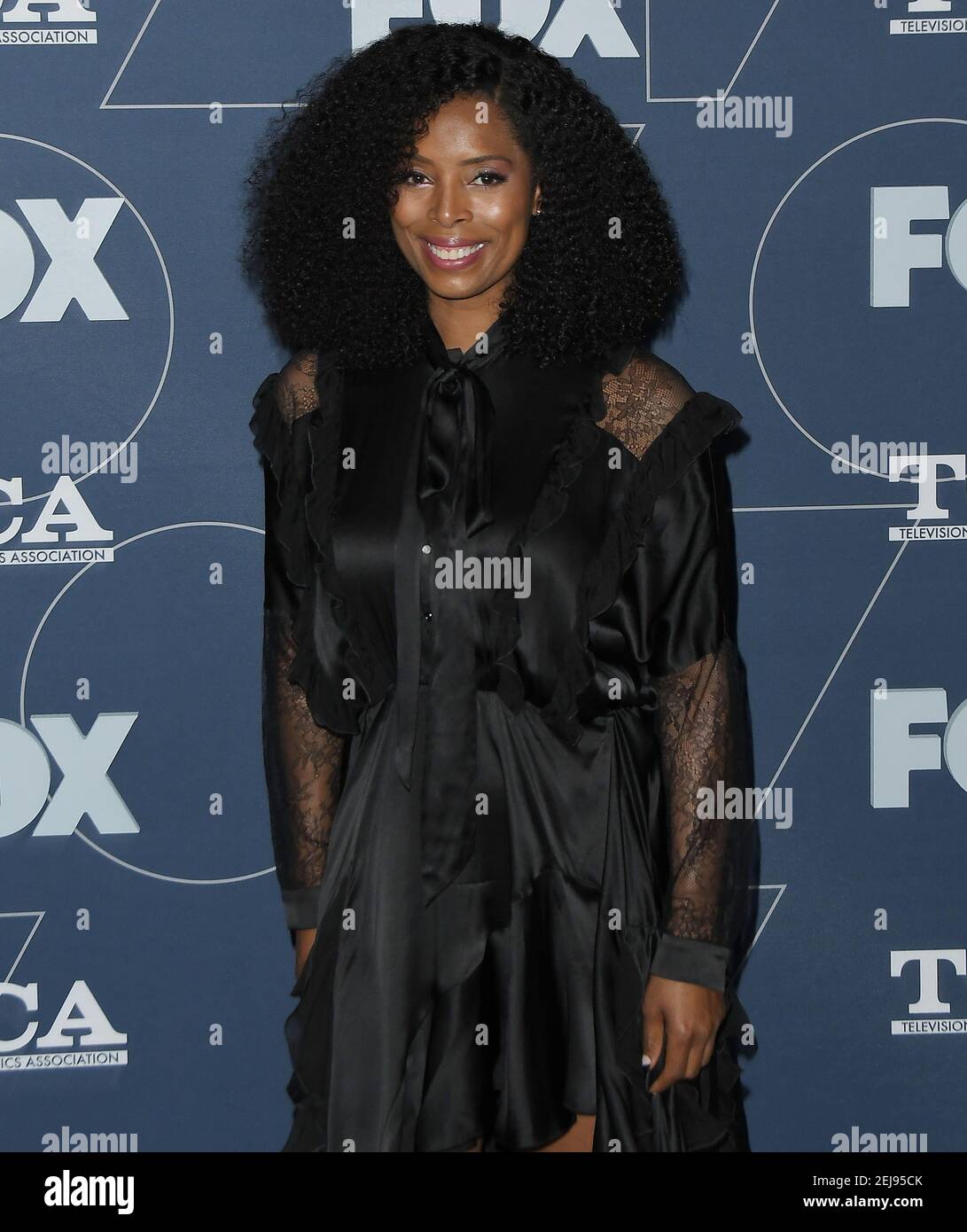 Tasha Smith arrives at the FOX Winter TCA All Star Party held at The ...