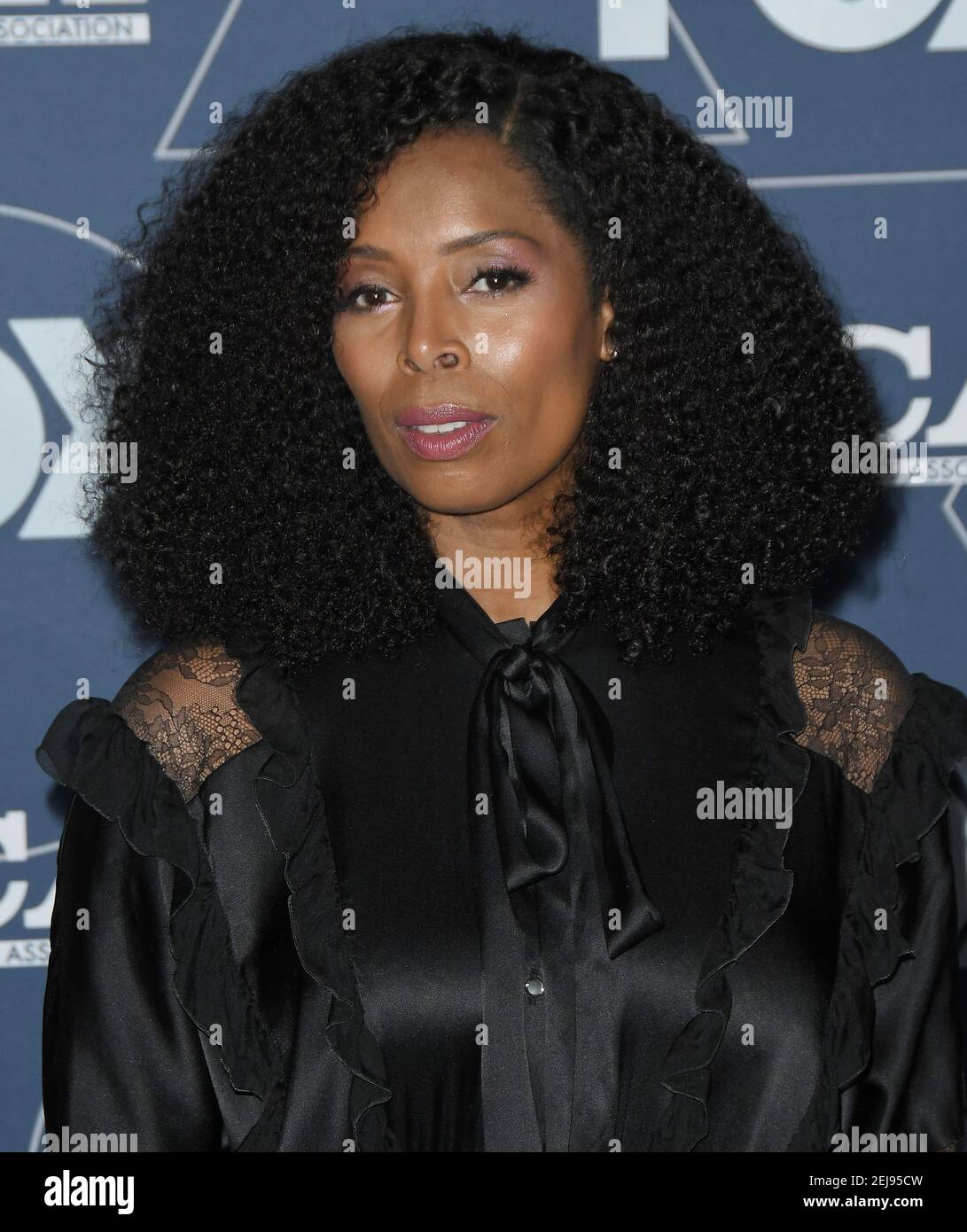 Tasha Smith arrives at the FOX Winter TCA All Star Party held at The ...