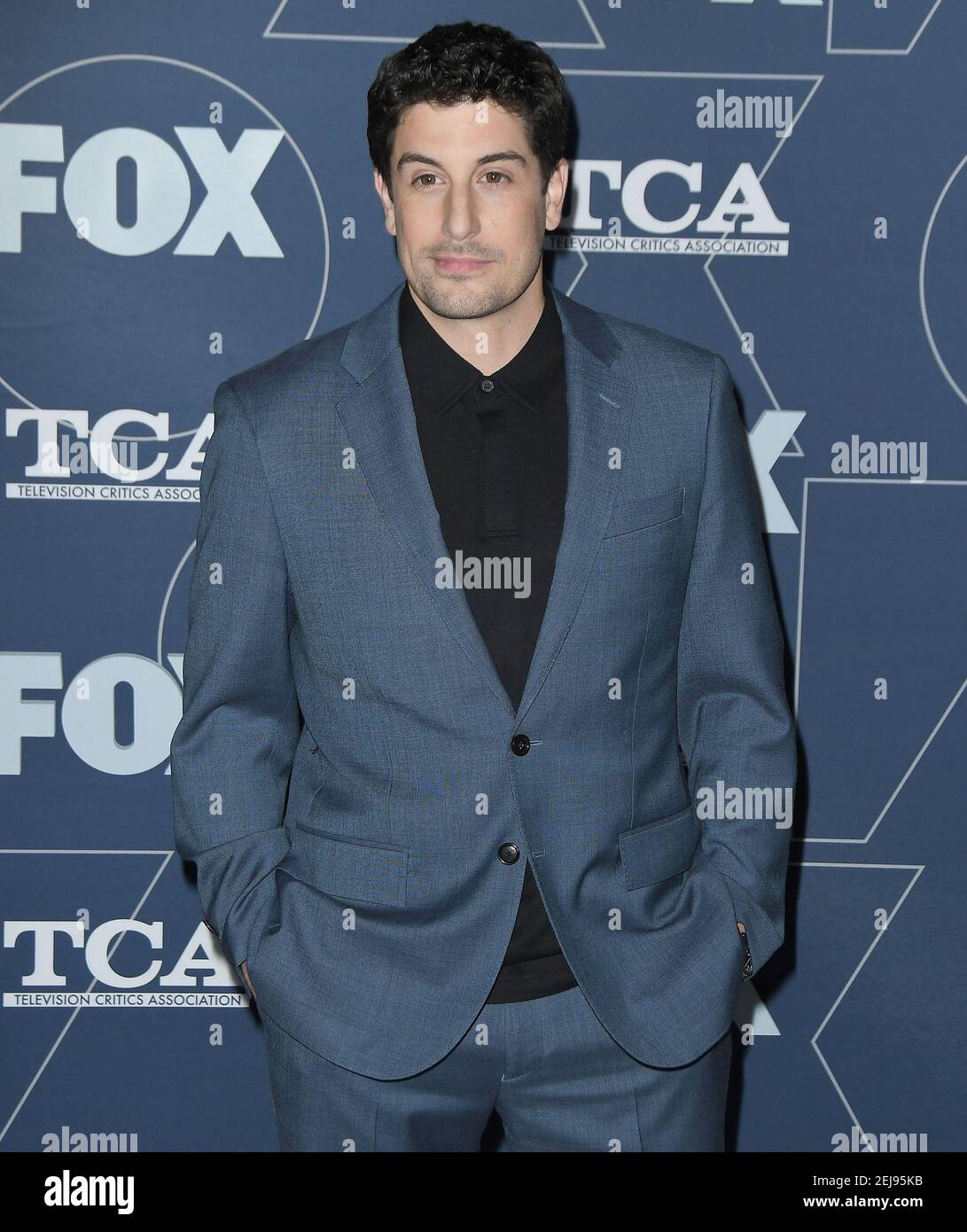 Jason Biggs arrives at the FOX Winter TCA All Star Party held at The ...