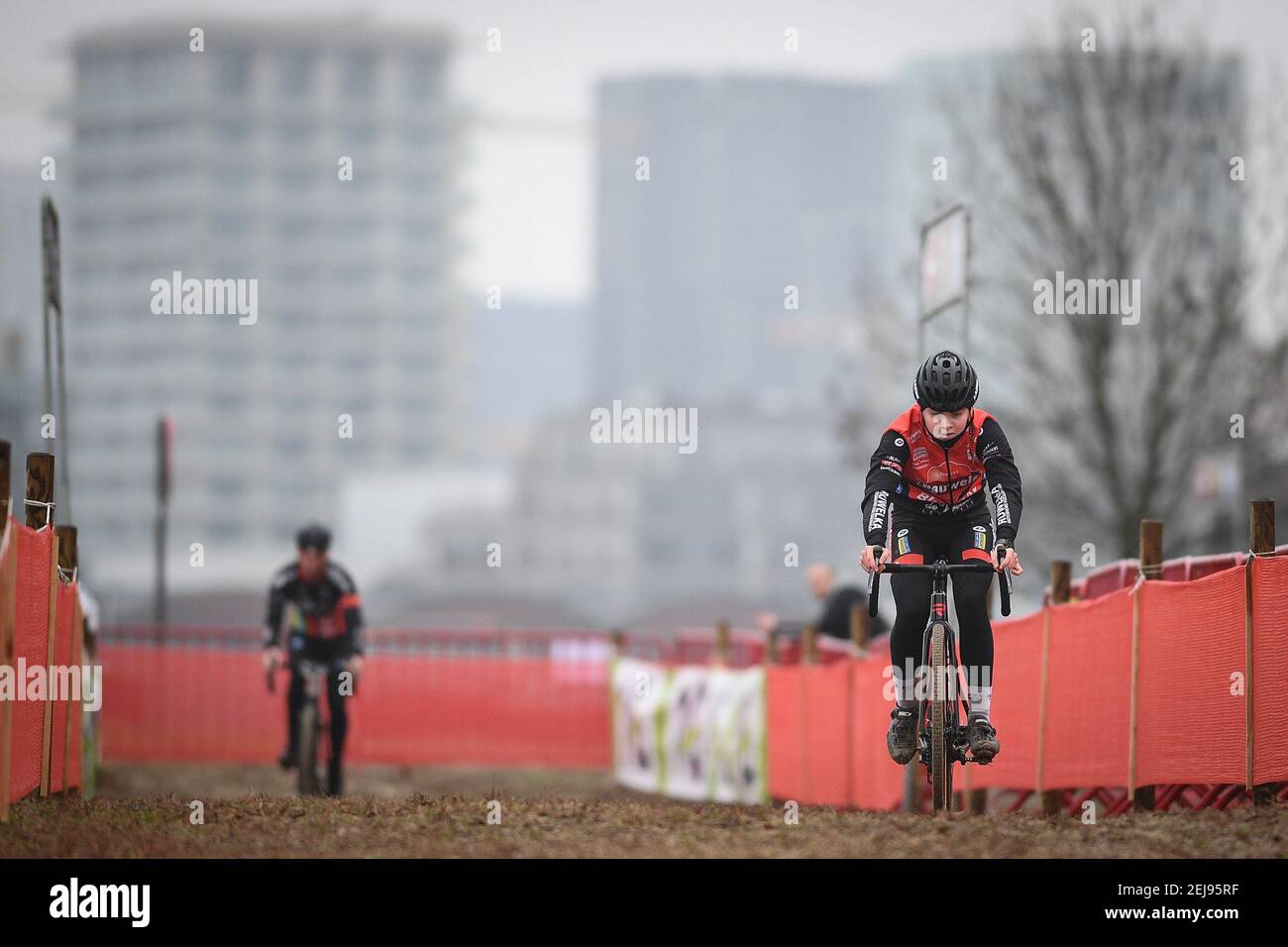 Belgian Laura Verdonschot pictured in action during the track ...
