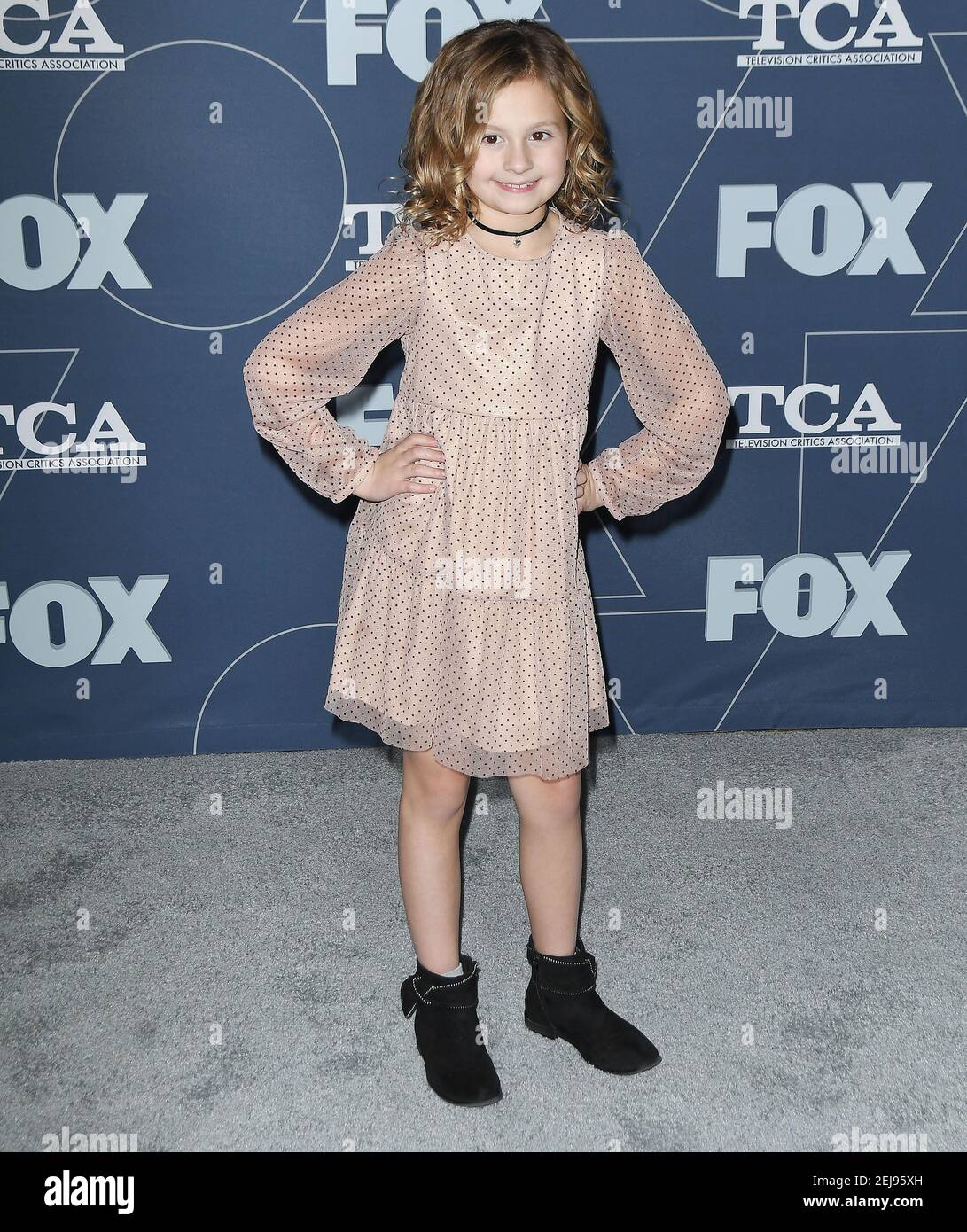 Oakley Bull arrives at the FOX Winter TCA All Star Party held at The ...