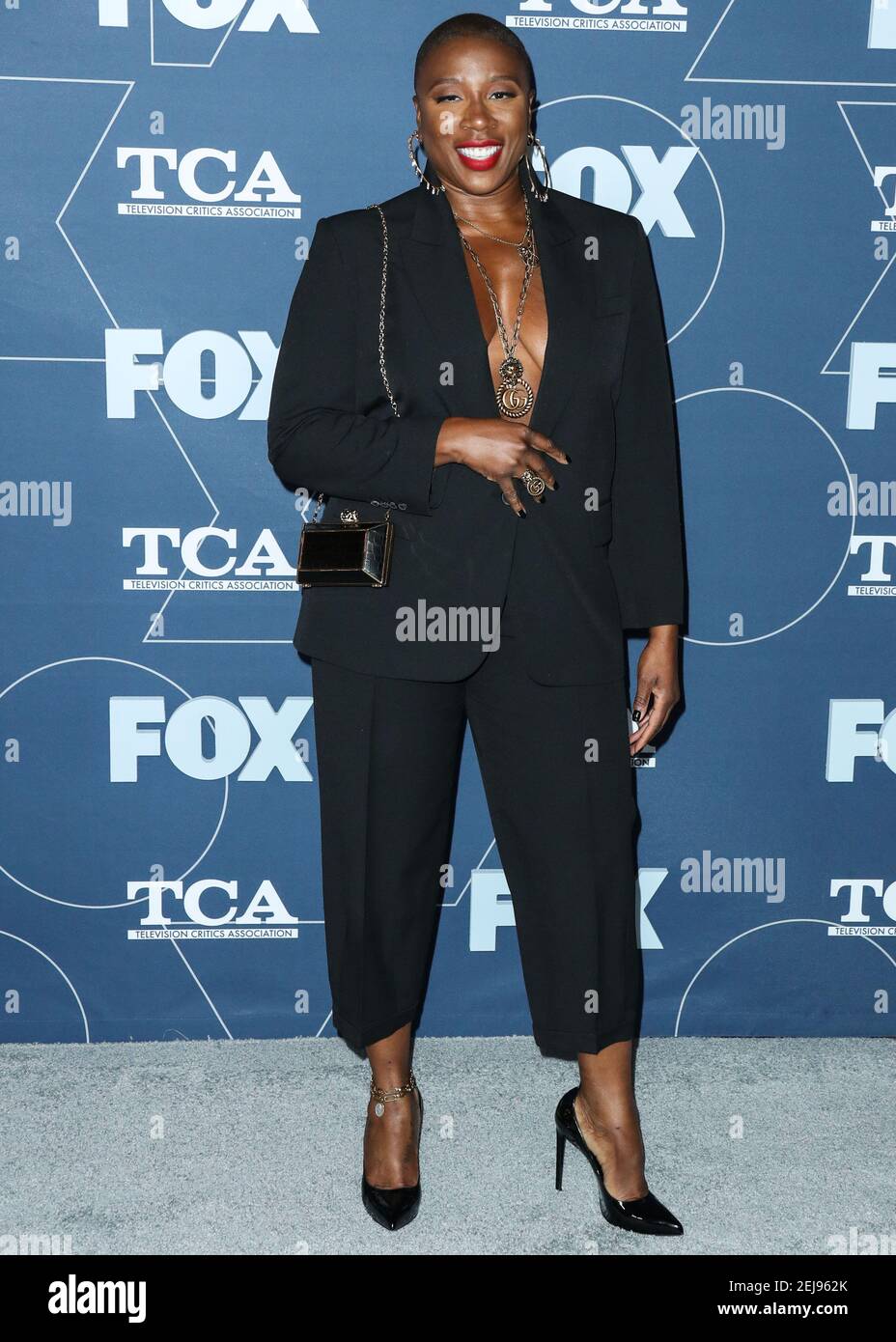 PASADENA, LOS ANGELES, CALIFORNIA, USA - JANUARY 07: Aisha Hinds ...