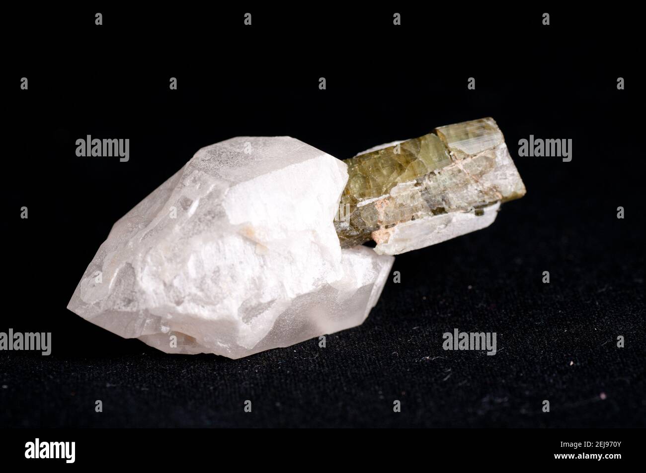elbaite mineral sample Stock Photo - Alamy