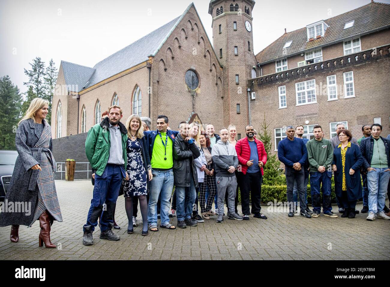Queen Máxima visiting the Wending, an institution for addiction ...