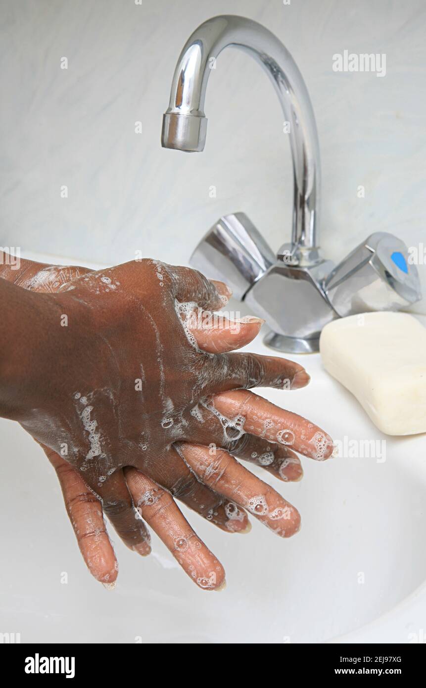 Washing, hand cleaning Stock Photo - Alamy