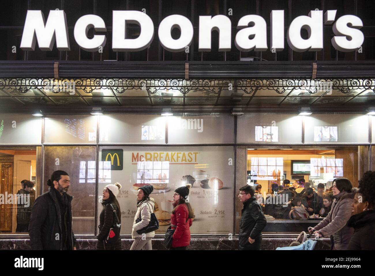 American multinational fast-food hamburger restaurant chain McDonald's ...