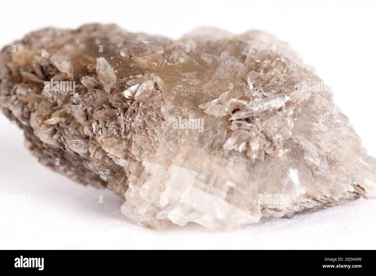 gypsum mineral sample Stock Photo - Alamy