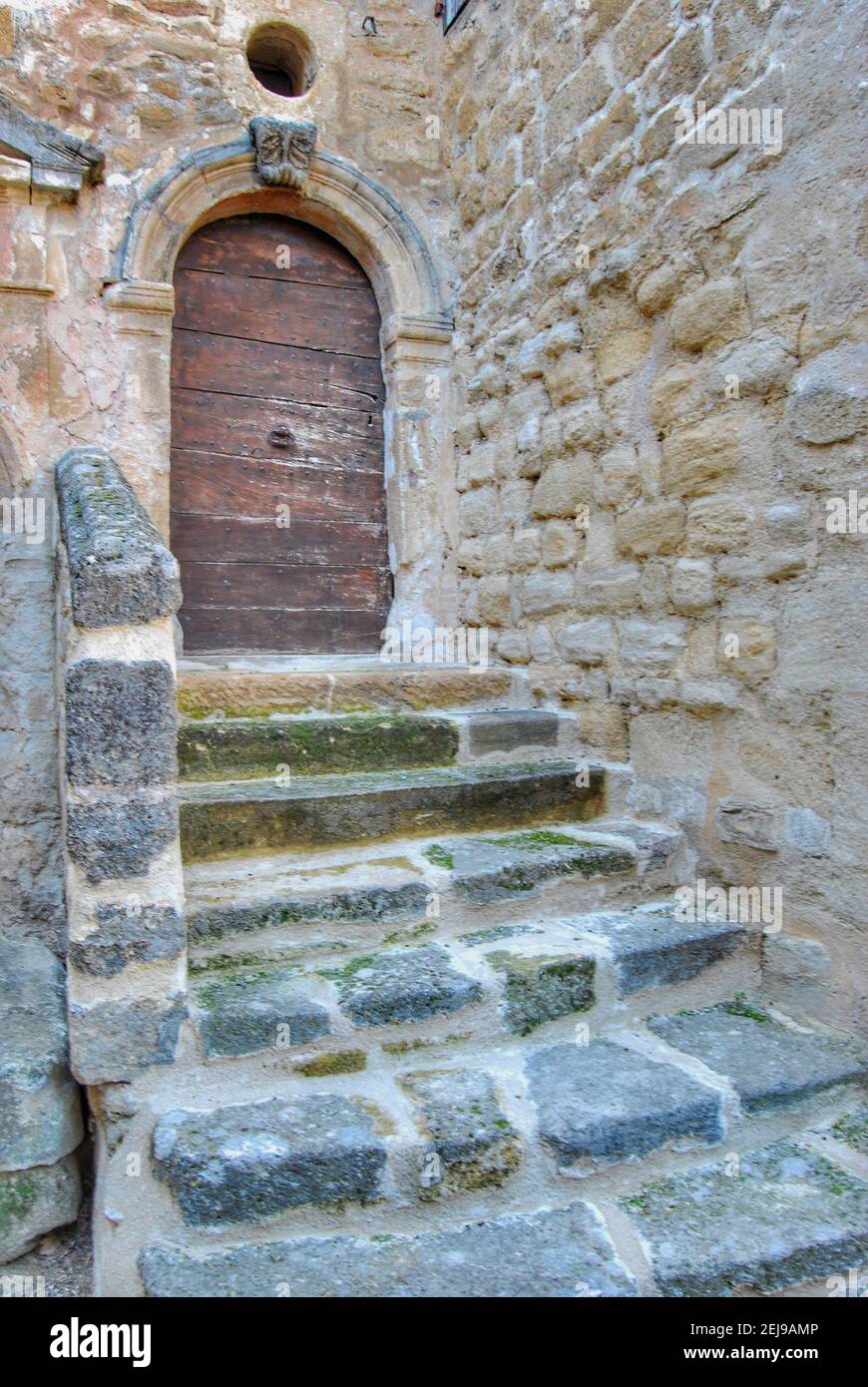 Old stones steps leading to an ancient entrance Stock Photo - Alamy