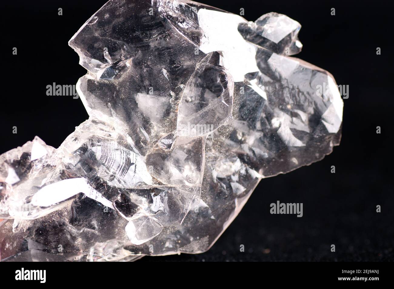 quartz crystal mineral sample Stock Photo - Alamy