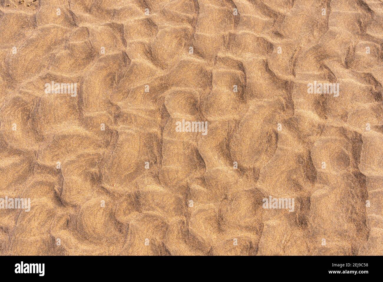 Sand formed by the waves Stock Photo - Alamy