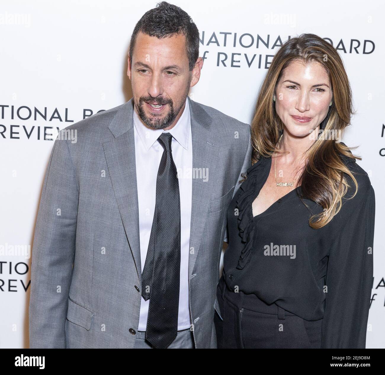 Adam Sandler and Jackie Sandler attend the 2020 National Board Of ...