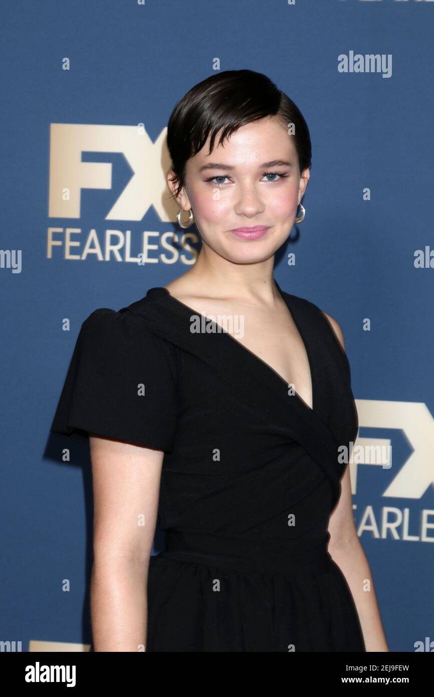 LOS ANGELES - JAN 9: Cailee Spaeny at the FX Winter TCA Starwalk at the ...