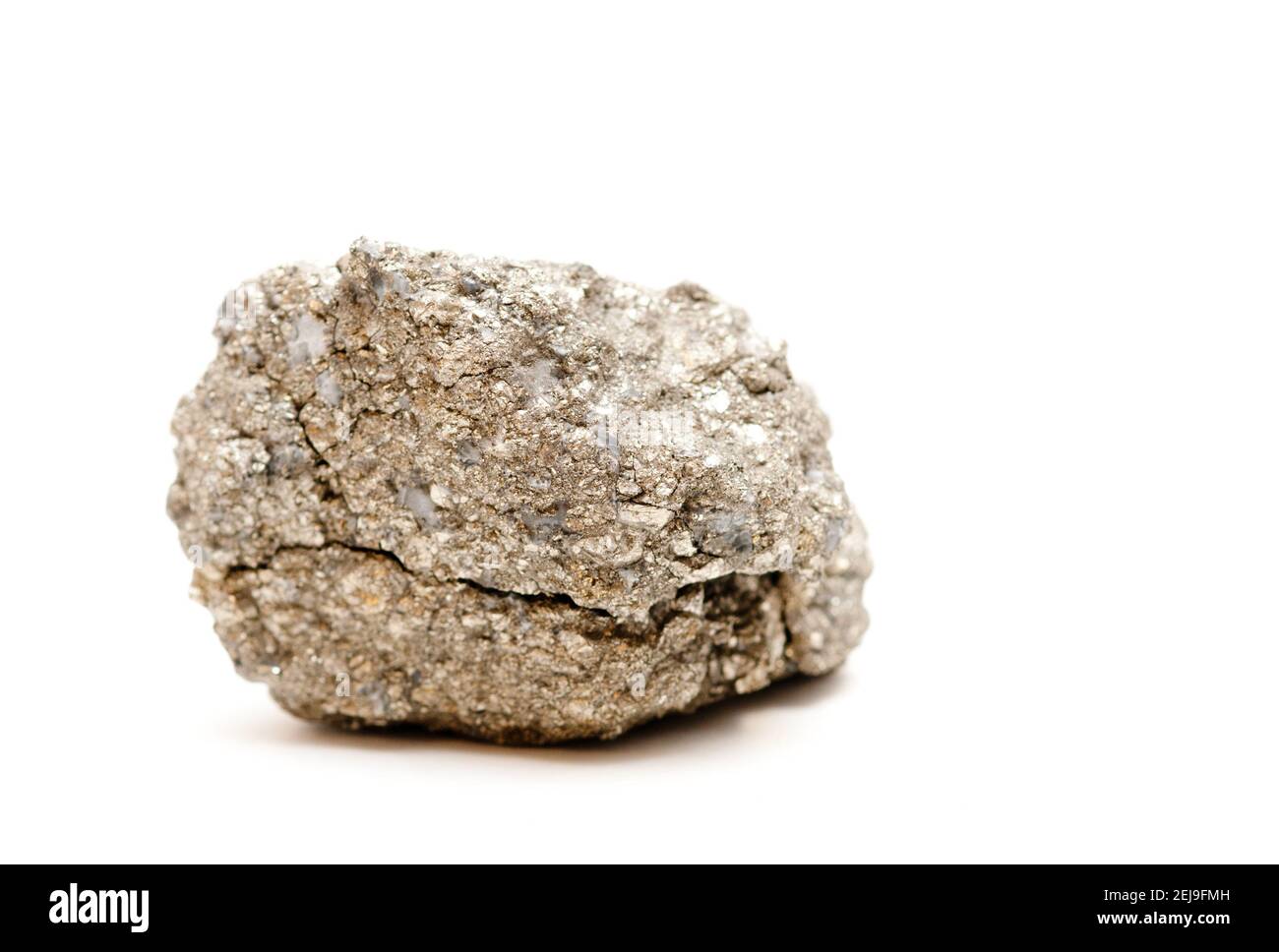 iron pyrite metal mineral sample Stock Photo - Alamy