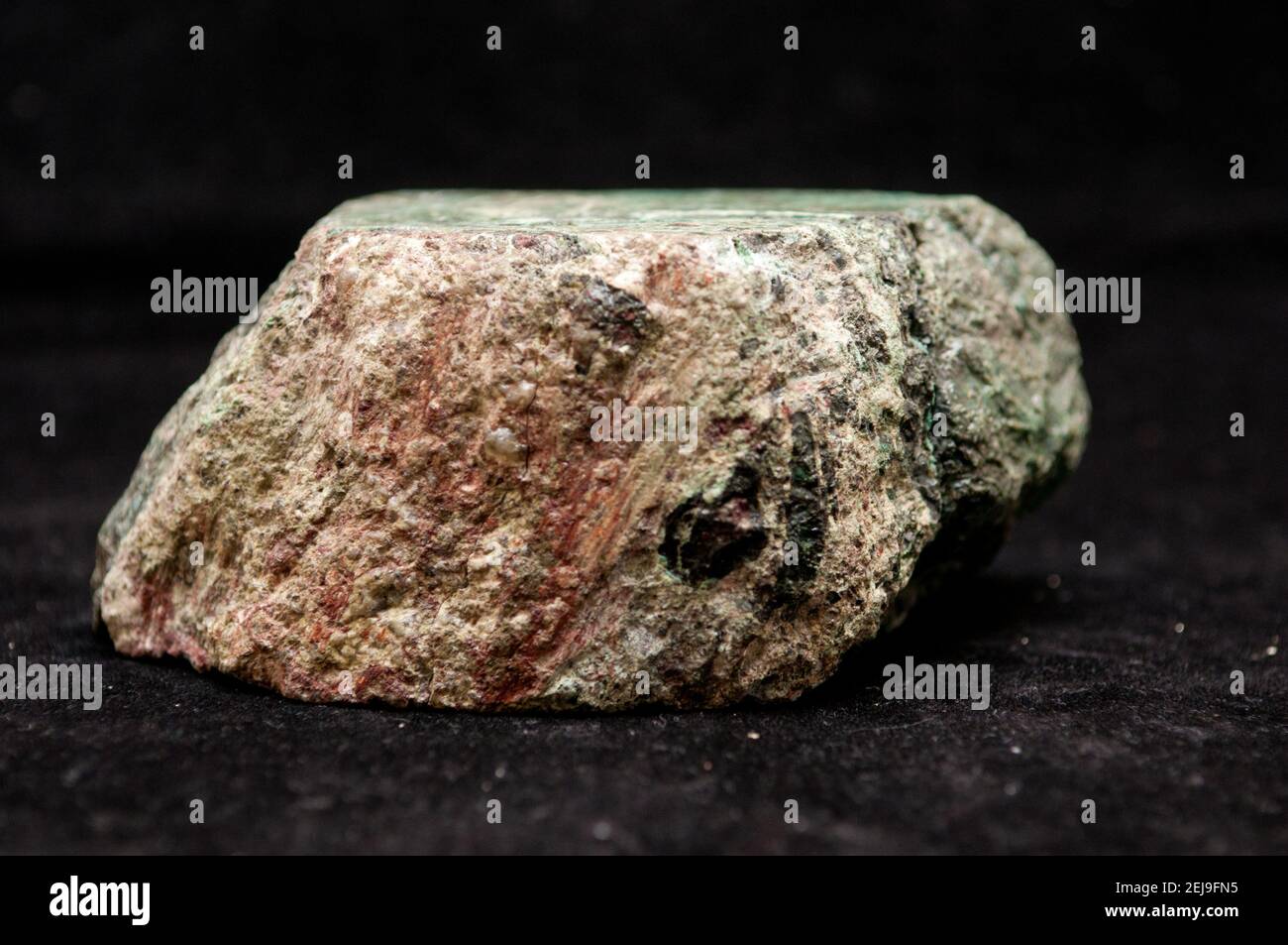 green malachite mineral sample Stock Photo - Alamy