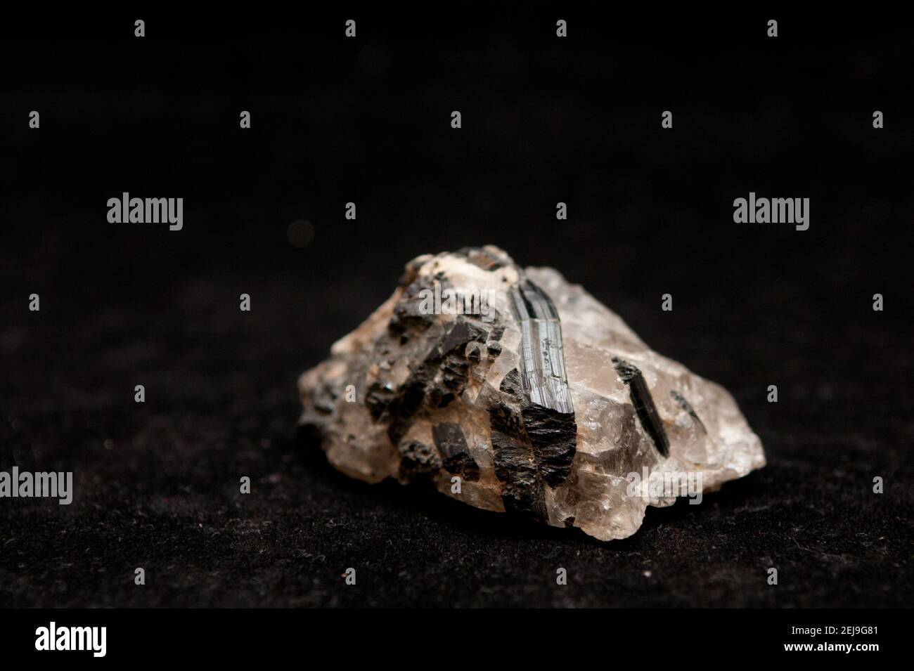 tourmaline mineral sample Stock Photo - Alamy