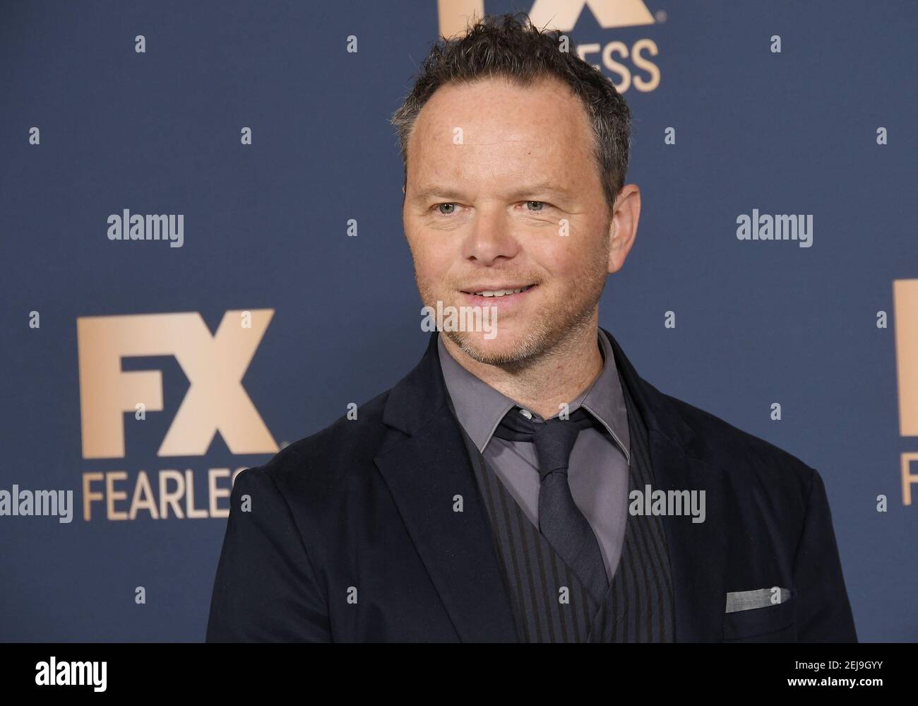 Noah Hawley arrives at the FX Networks Winter TCA Starwalk held at The ...