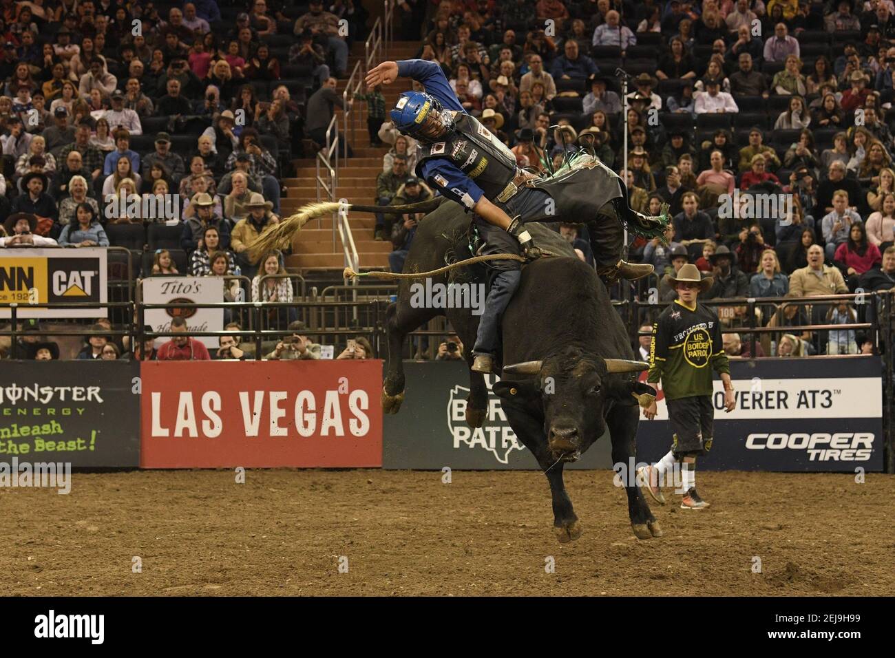 Kaique Pacheco rides Big Bad during the Professional Bull Riders 2020 ...