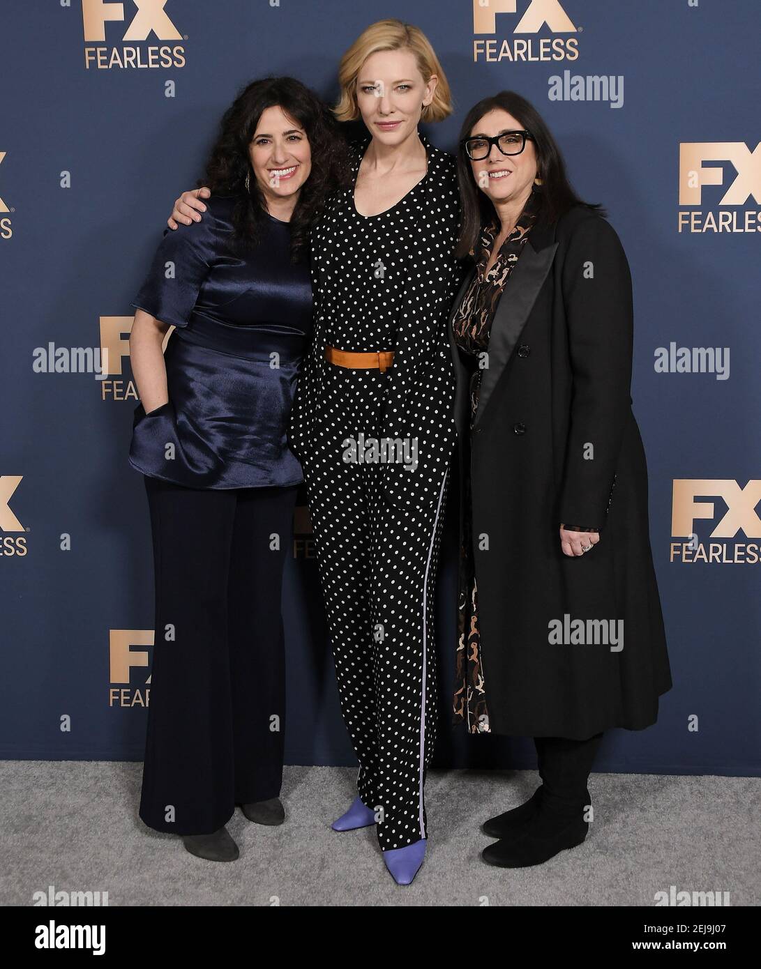 (L-R) Dahvi Waller, Cate Blanchett, and Stacey Sher at the FX Networks ...