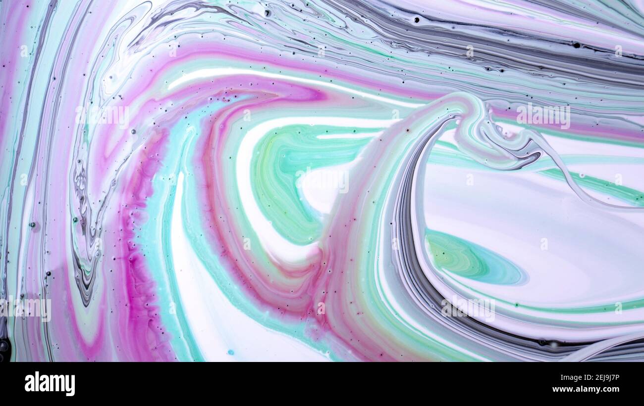 The colors of the aqueous ink are translucent. Abstract multicolored ...