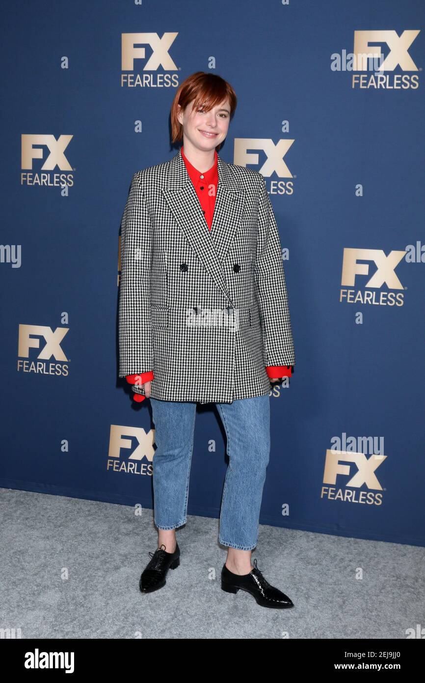 Jessie Buckley at the FX Winter TCA Starwalk at the Langham Huntington ...