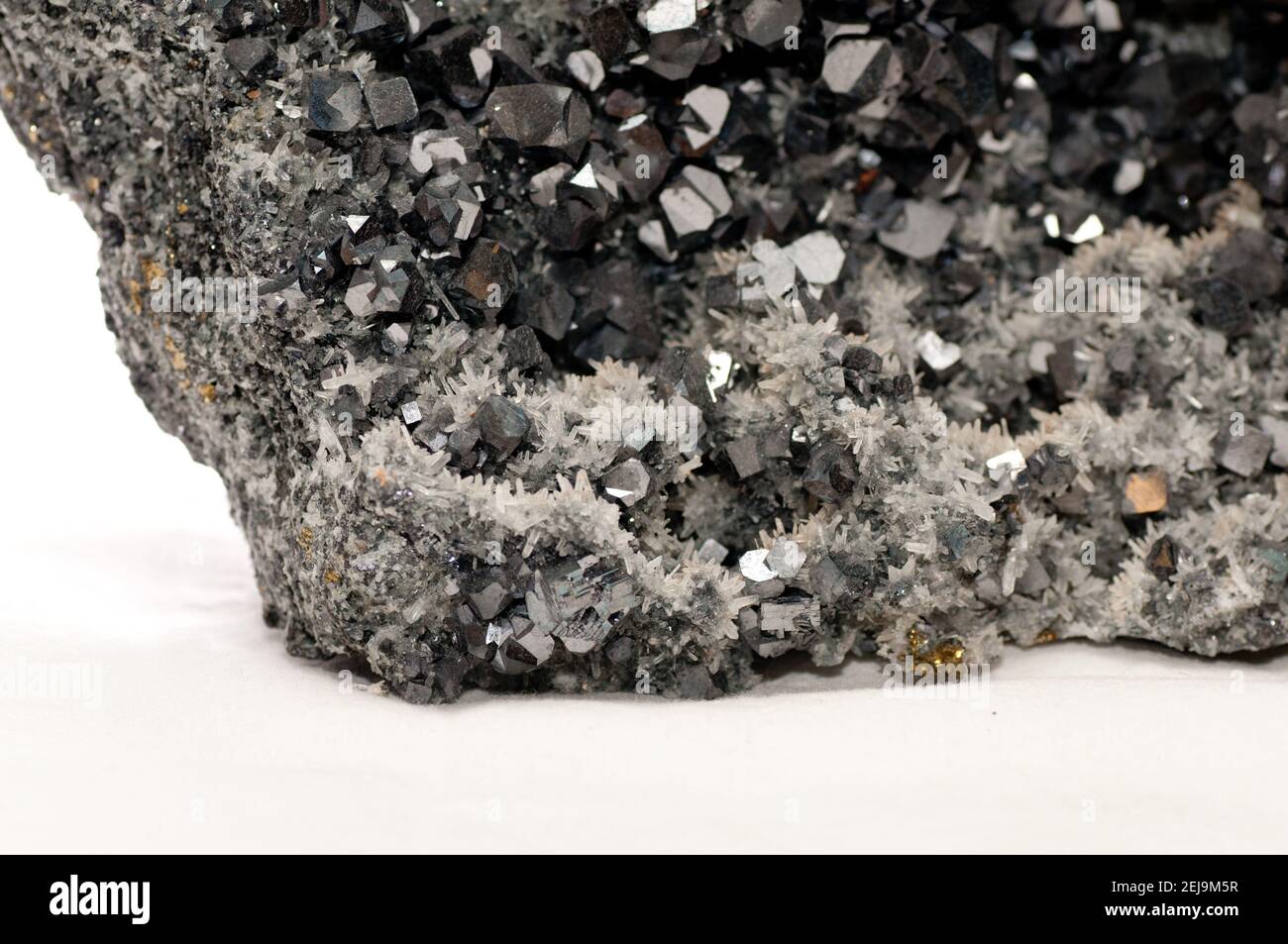galena mineral sample Stock Photo - Alamy