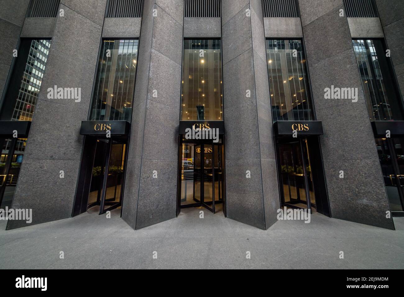 CBS (Columbia Broadcasting Syetem) headquarters in New York City ...