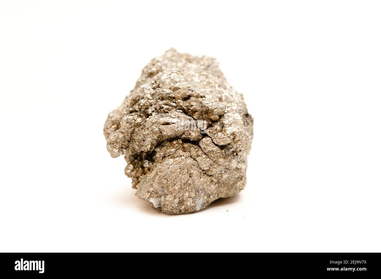 iron pyrite metal mineral sample Stock Photo - Alamy