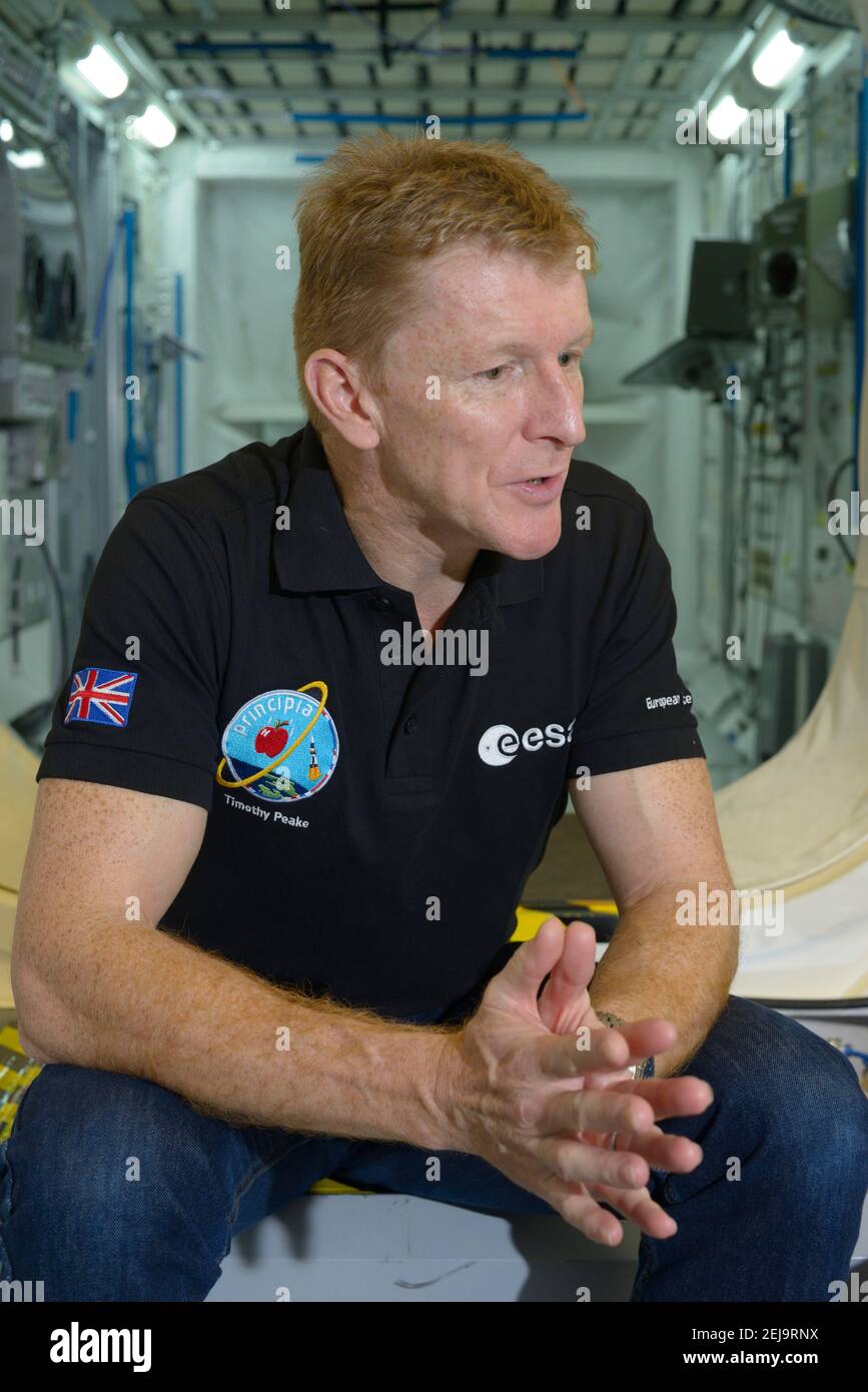 Tim Peake, British European Space Agency Astronaut photographed at ESA ...