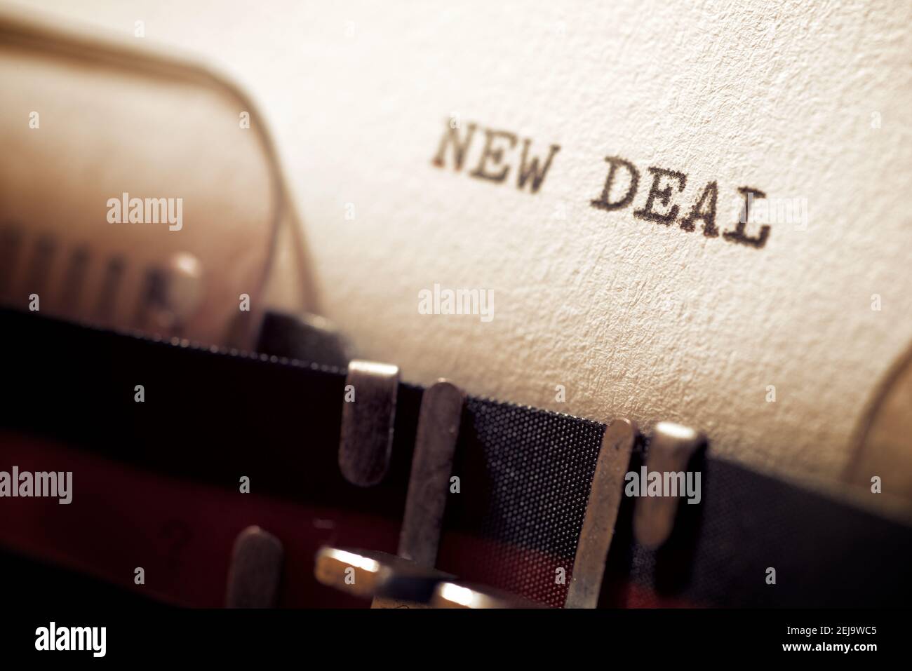 New Deal Phrase Written With A Typewriter Stock Photo Alamy new-deal-phrase-written-with-a-typewriter-stock-photo-alamy